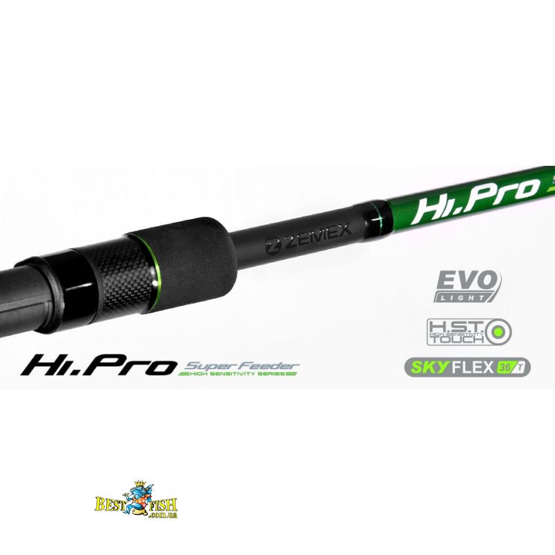 Фідер Zemex Hi-Pro Super Feeder 12ft - 80g | BestFish