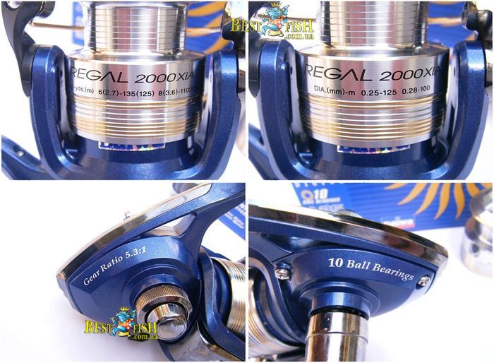 Безінерційна котушка DAIWA REGAL 2000XIA | BestFish - кращі товари для ...